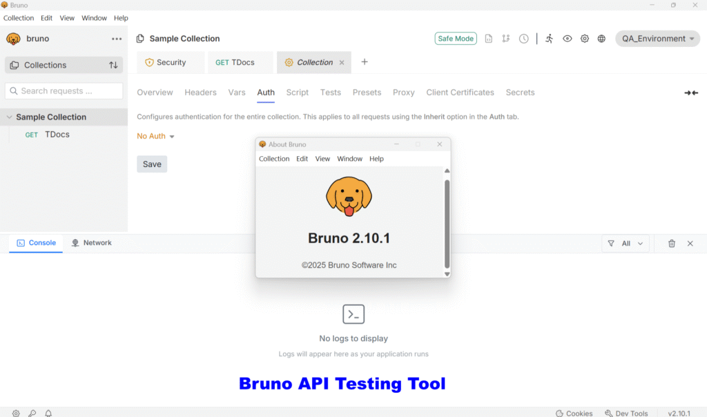 Bruno API Testing Tool Tutorials - TestingDocs