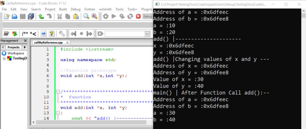Call-by-Value and Call-by-Reference Example - TestingDocs.com