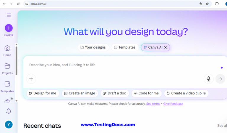 Canva AI Tools for Beginners - TestingDocs.com