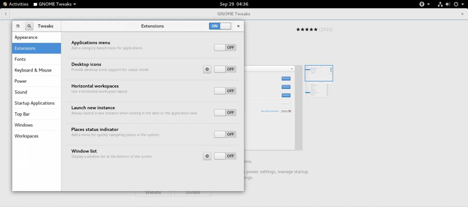 Install GNOME Tweaks Tool on CentOS - TestingDocs