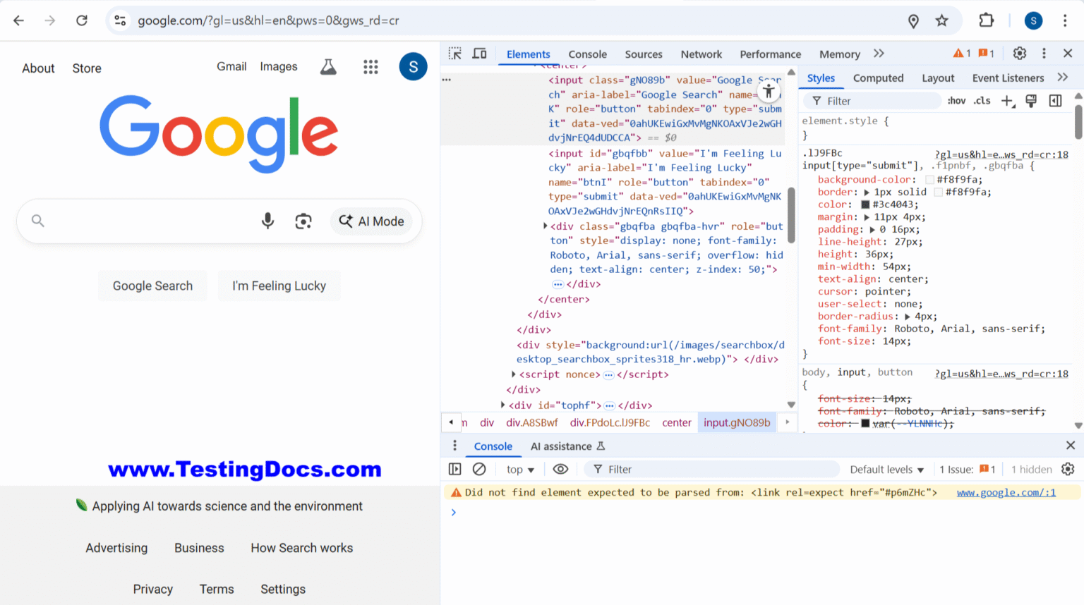 Get Started With Chrome DevTools - TestingDocs.com