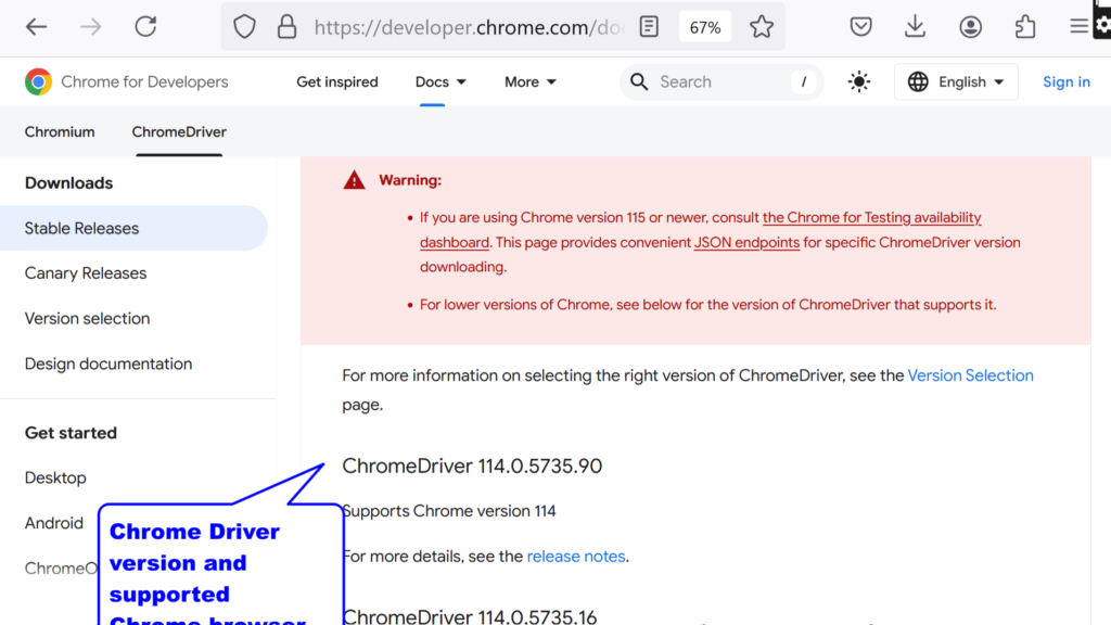 Fix Error Session not created ChromeDriver [ 2024 ] - TestingDocs