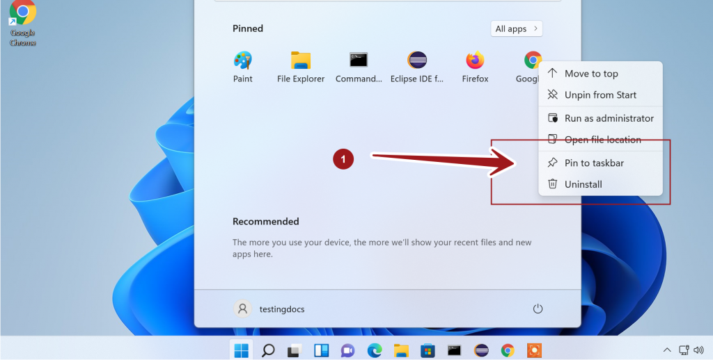 Install Google Chrome on Windows 11 - TestingDocs