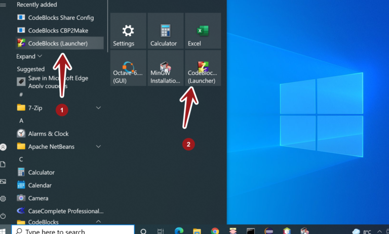 Launch CodeBlocks IDE on Windows - TestingDocs