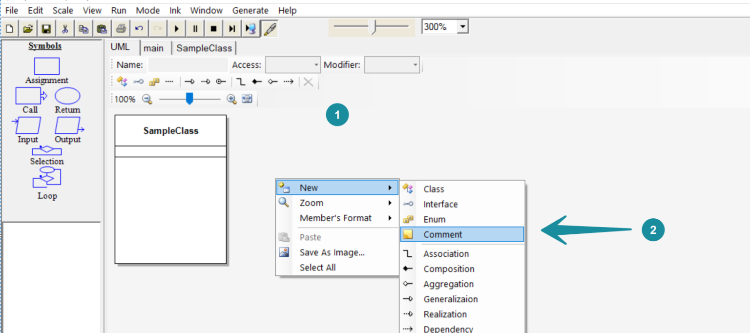 Comments in Raptor Flowcharts - TestingDocs