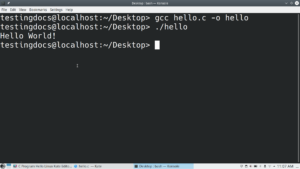 Compile & Run a C Program on Linux - TestingDocs.com