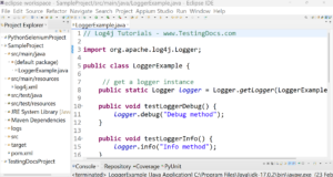 Configure Log4j with XML File - TestingDocs