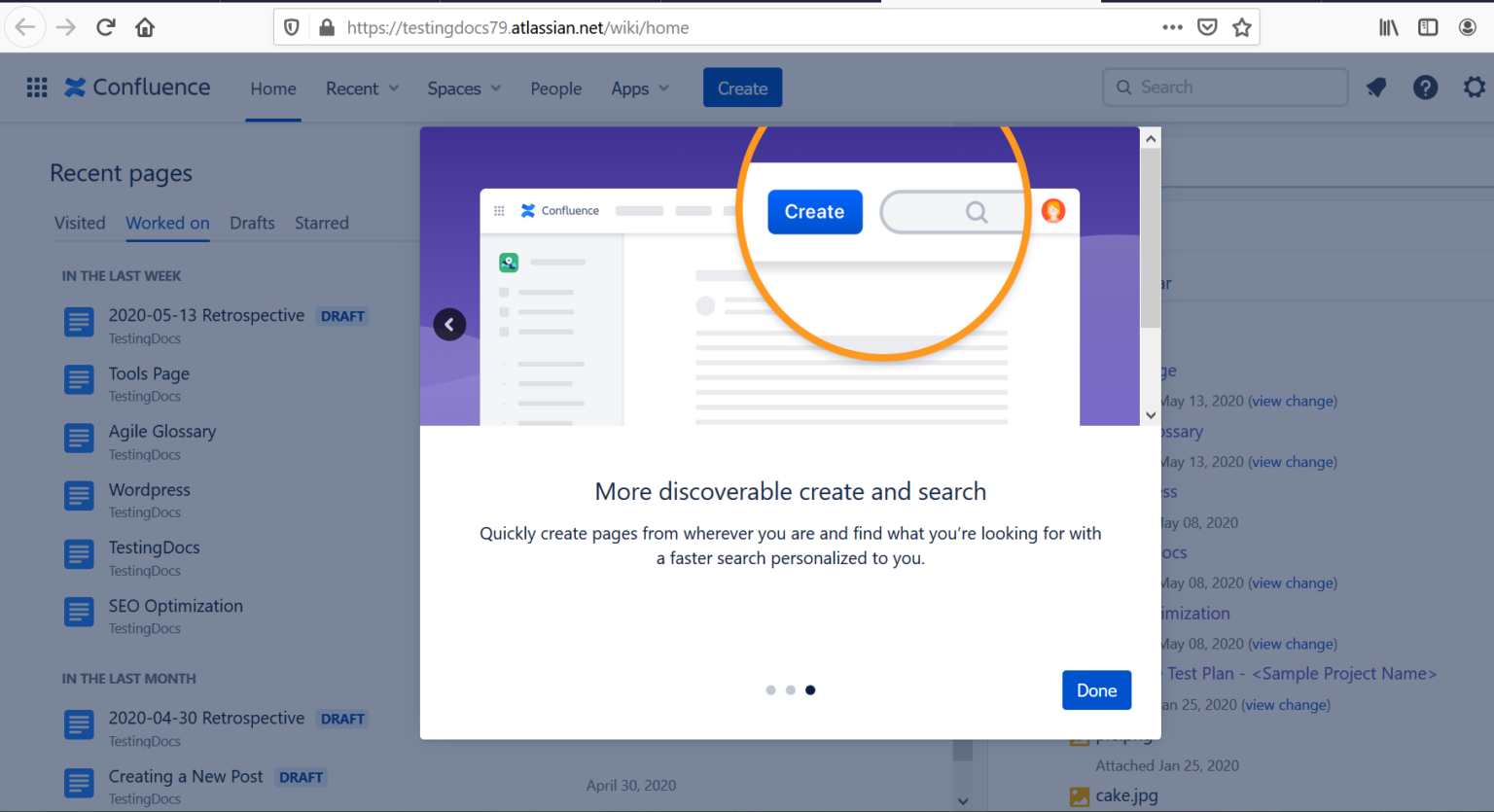 Improved Confluence Cloud Navigation - TestingDocs.com