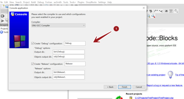 Create Console C Application In Codeblocks Testingdocs