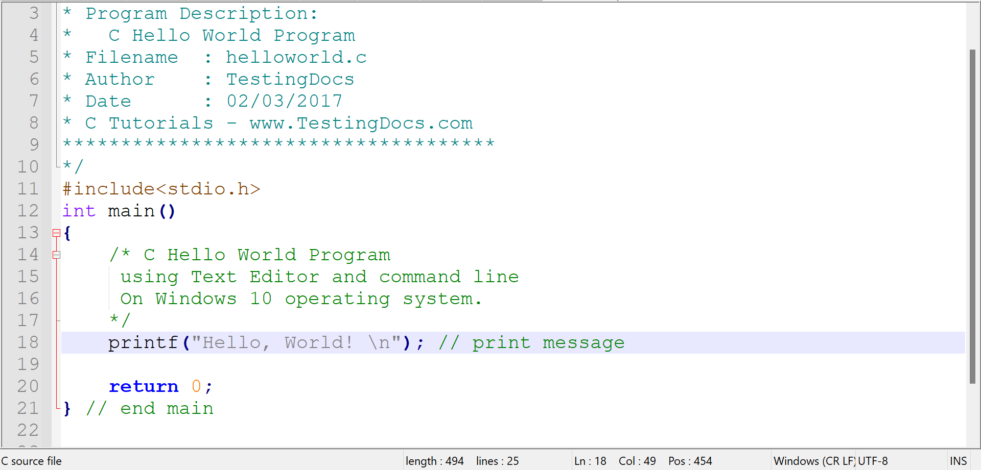 Compile And Execute C Program TestingDocs