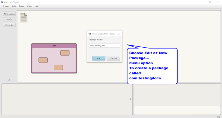 Create Java Package using BlueJ - TestingDocs.com Create Java Package using BlueJ - TestingDocs.com