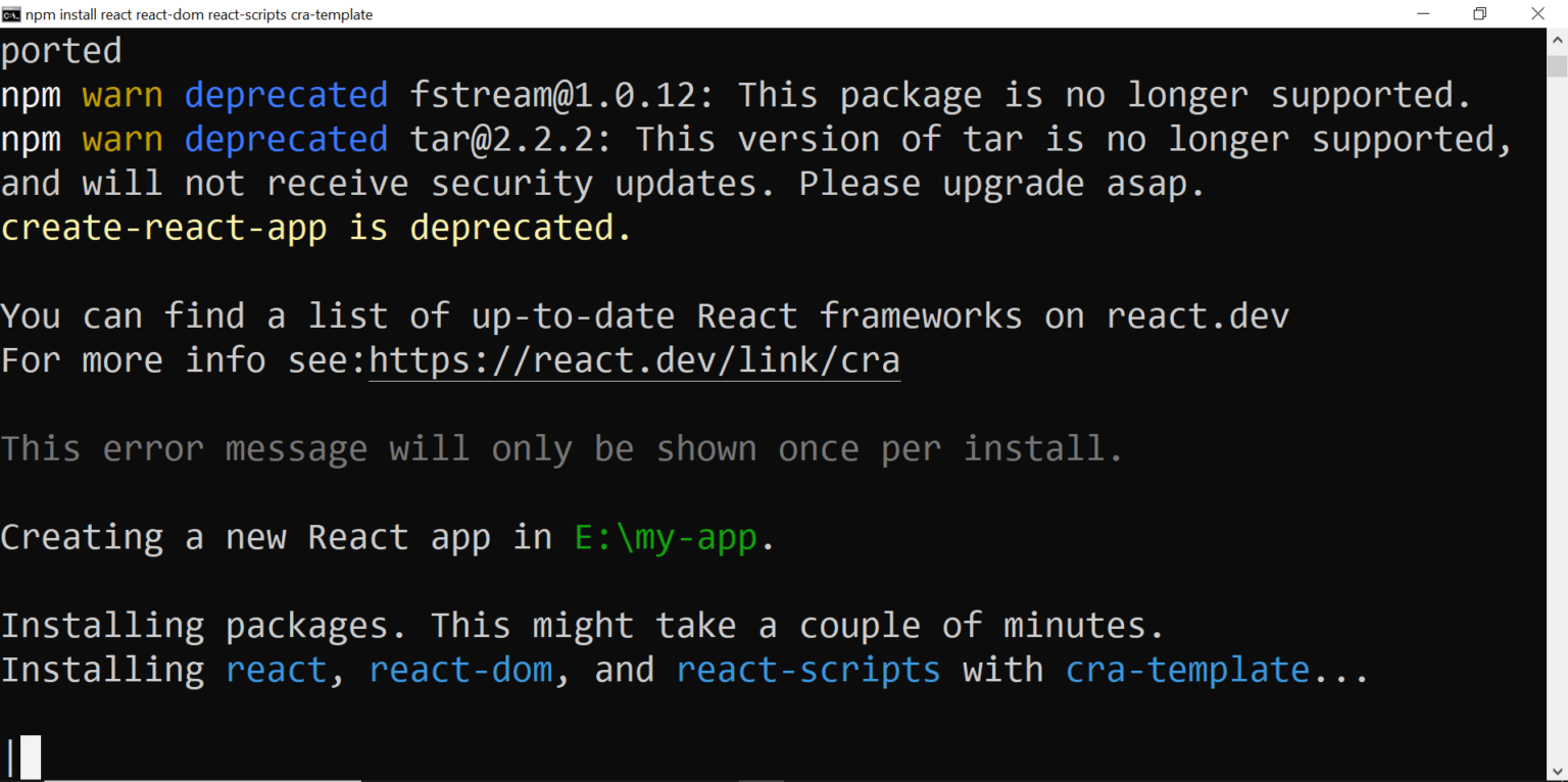 Create ReactJS Web Application - TestingDocs