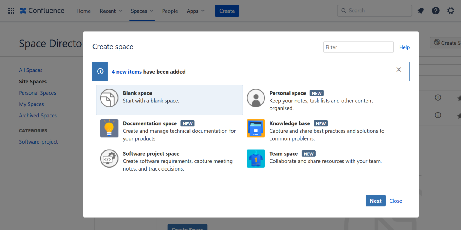 Connect Confluence space to a Project - TestingDocs