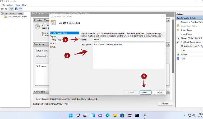 Windows 11 Task Scheduler - TestingDocs