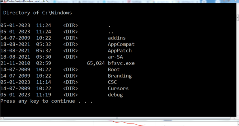 MS-DOS DIRECTORY Command - TestingDocs