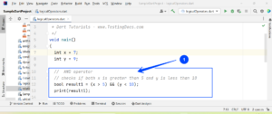 Dart Logical Operators - TestingDocs.com