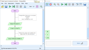Flowgorithm Data Type Conversion - TestingDocs