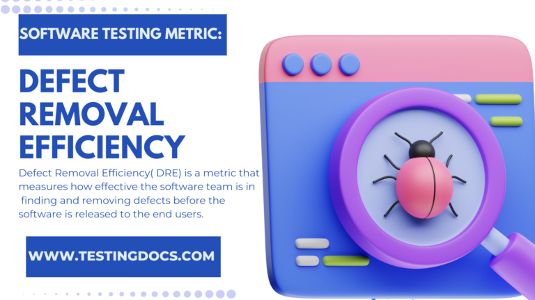 Defect Removal Efficiency - TestingDocs