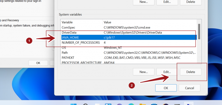 Uninstall Java on Windows 11 - TestingDocs