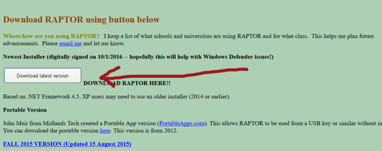 Install RAPTOR on Windows 10 - TestingDocs