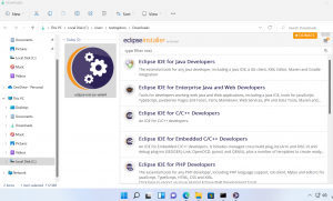 Install Eclipse IDE on Windows 11 - TestingDocs
