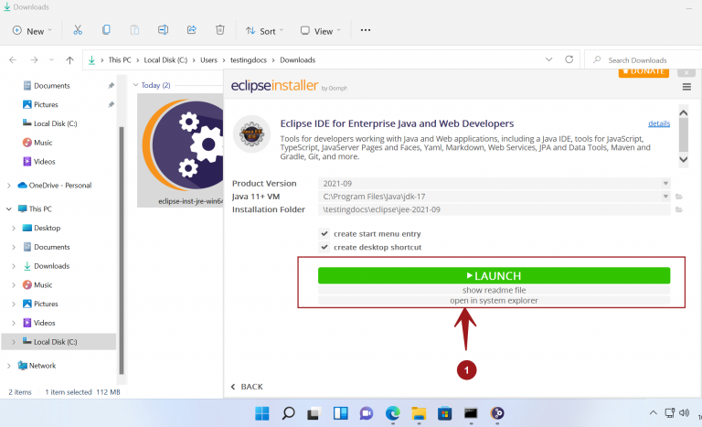Install Eclipse IDE on Windows 11 - TestingDocs
