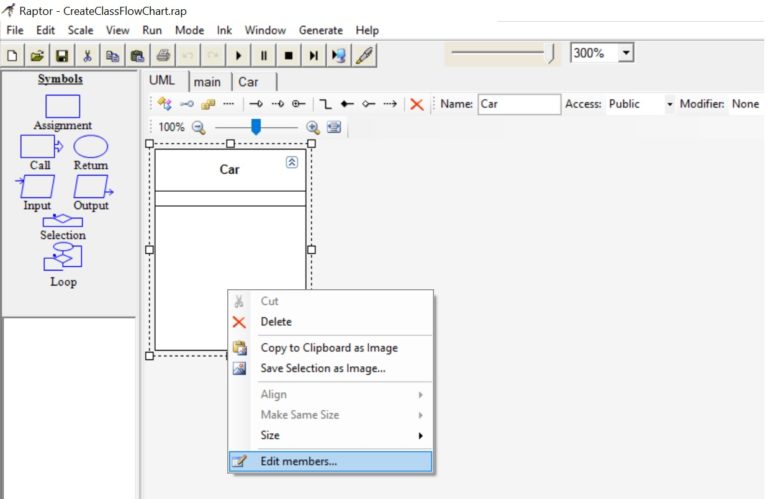 Constructor in Raptor Flowchart - TestingDocs