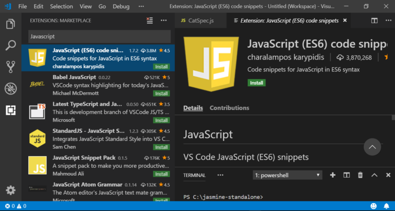 Install Extensions for Visual Studio Code - TestingDocs