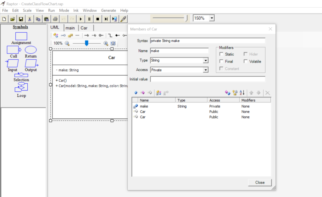 Adding Fields to a Class using Raptor - TestingDocs