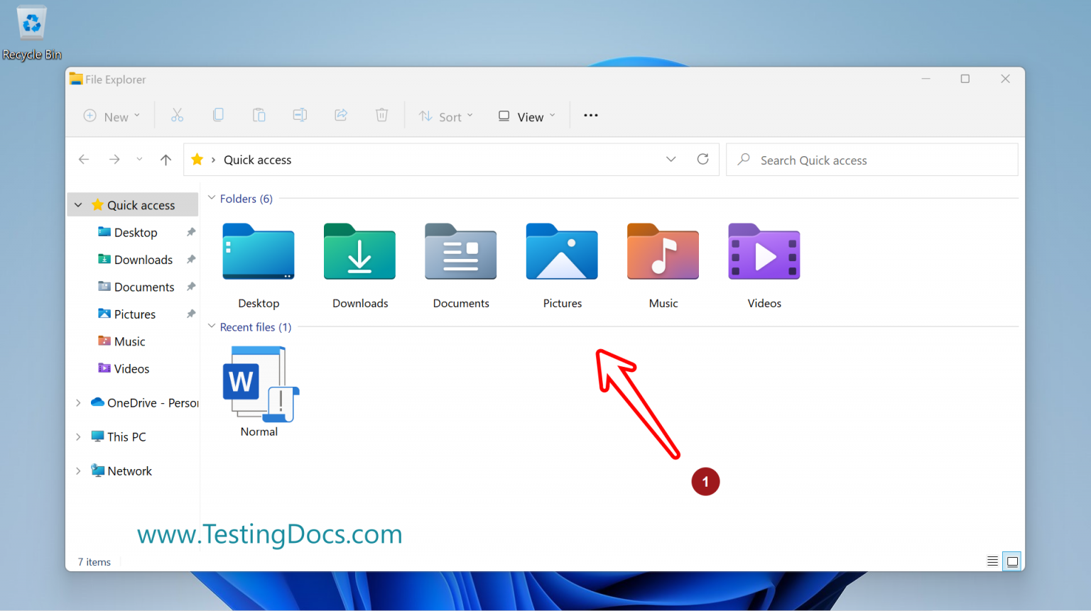 Windows 11 File Explorer - TestingDocs