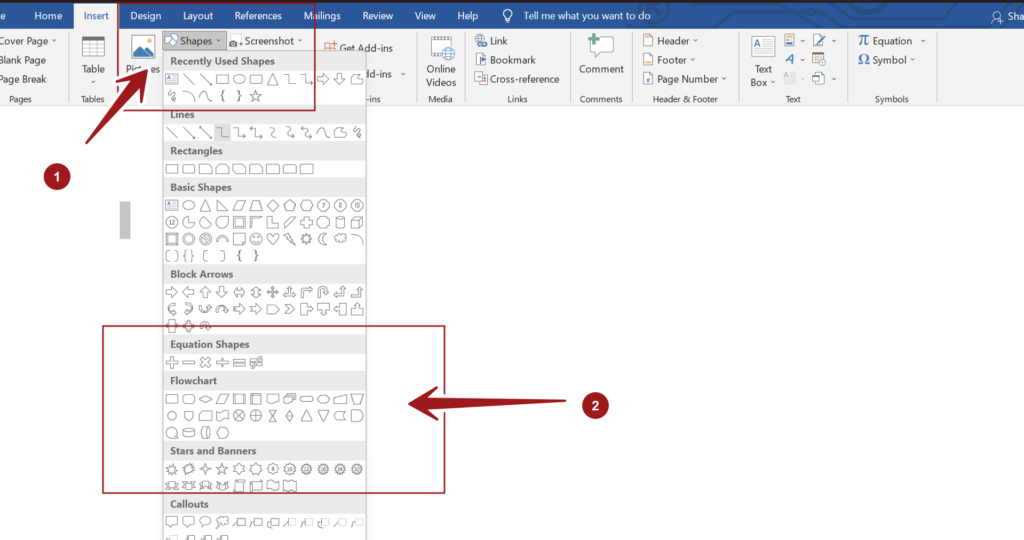 Create a Flowchart in MS Word - TestingDocs