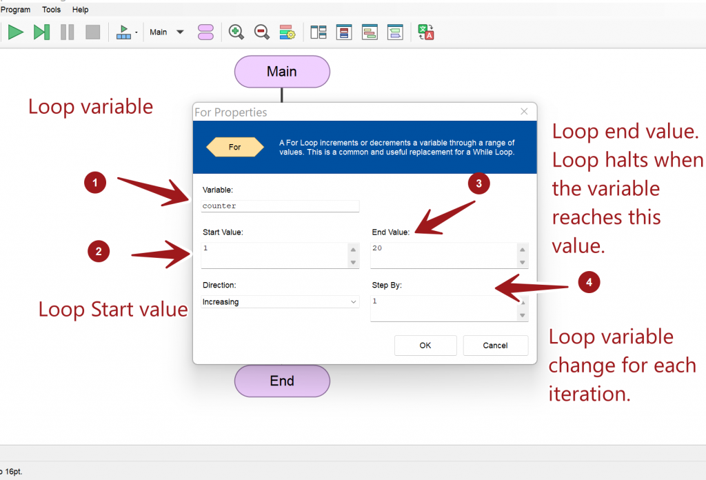 Flowgorithm For Loop - TestingDocs
