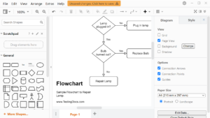 Free Flowchart Software for Windows - TestingDocs