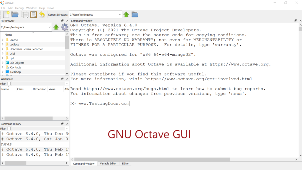 Run GNU Octave on Windows [ 2024 ] - TestingDocs.com