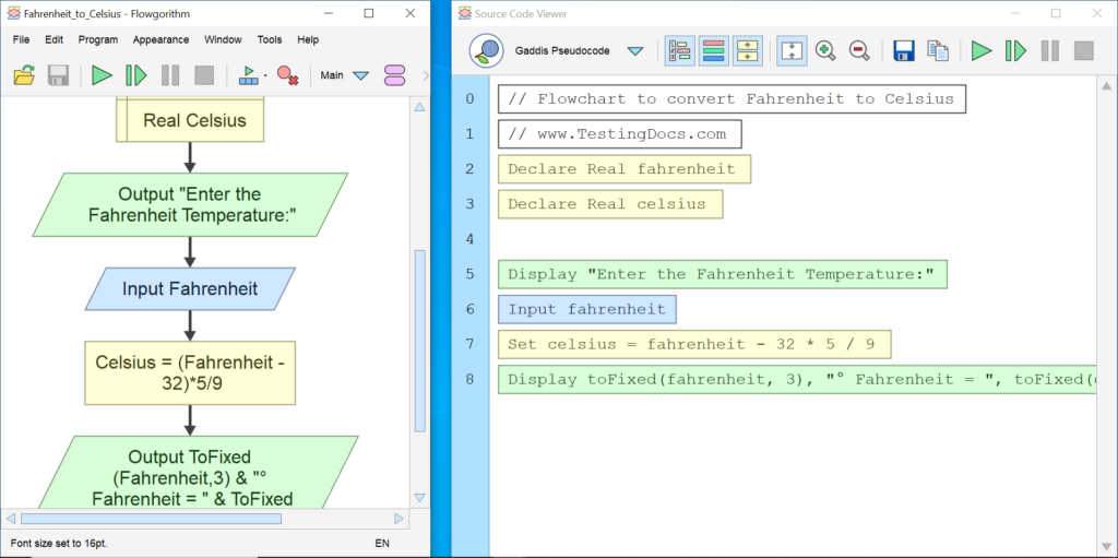 Gaddis Pseudocode Notation - TestingDocs