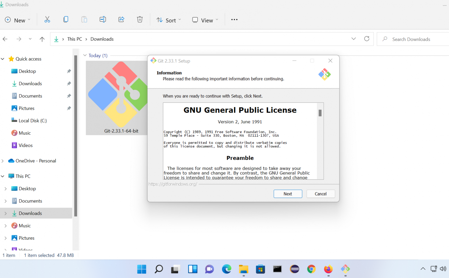 Download Git on Windows 11 - TestingDocs
