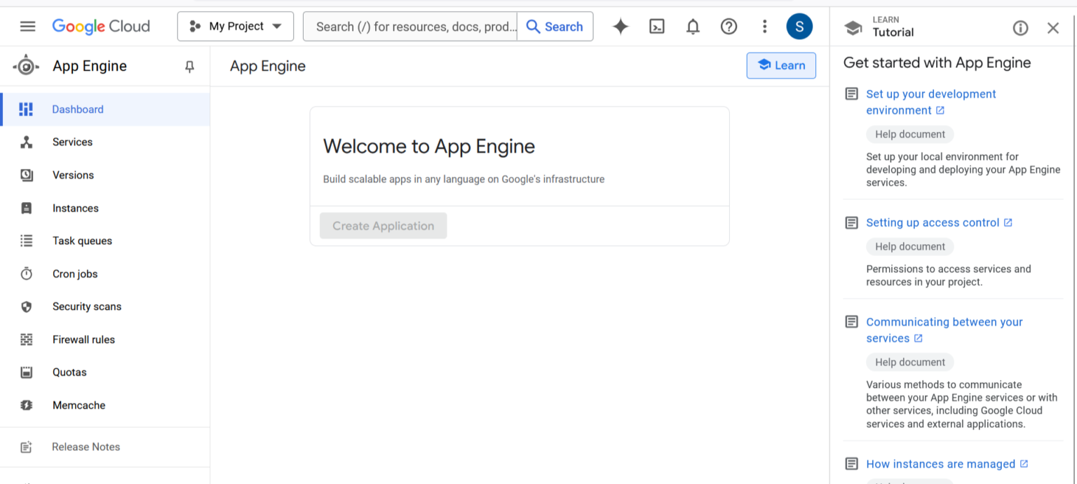Google App Engine - TestingDocs