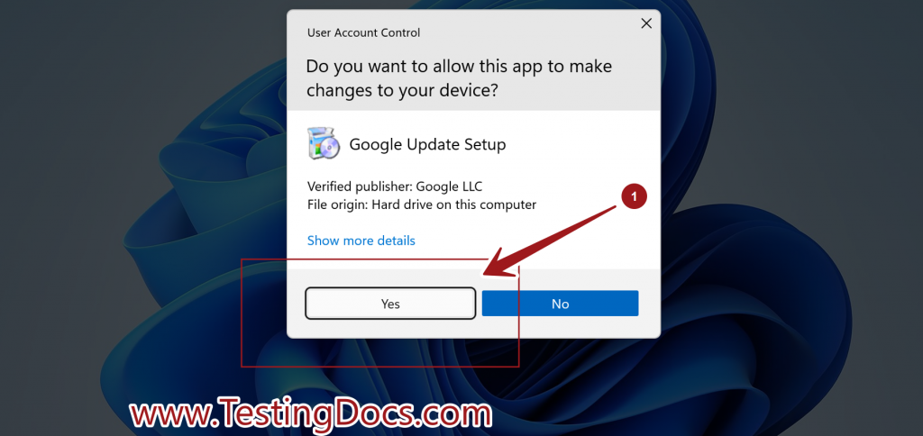 Install Google Chrome on Windows 11 - TestingDocs