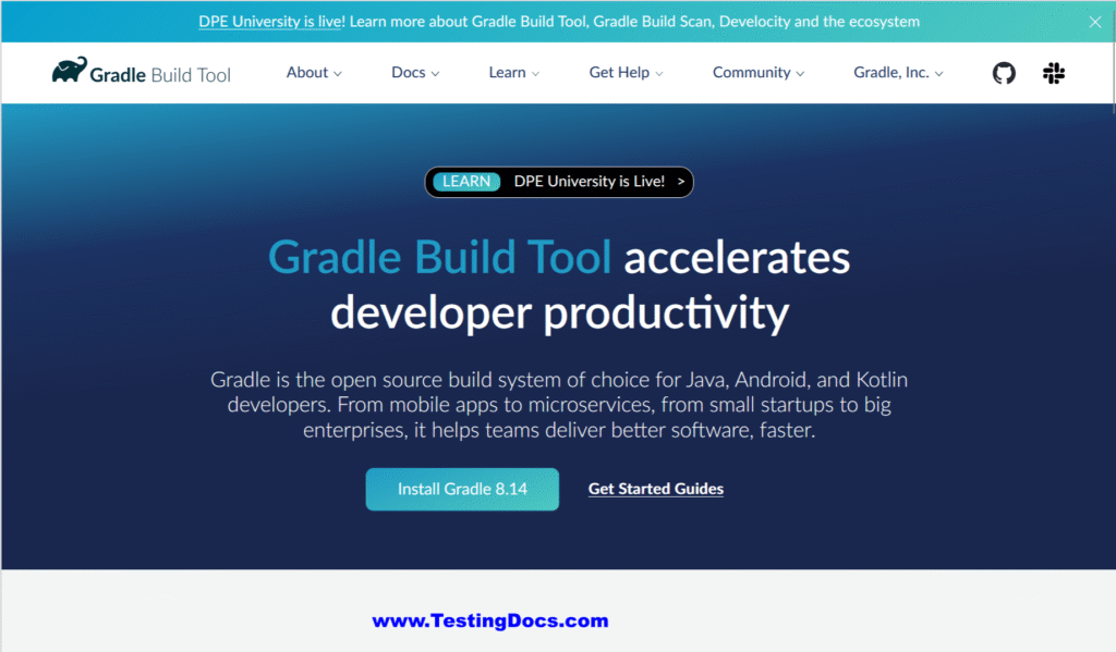 Gradle Build System - TestingDocs.com