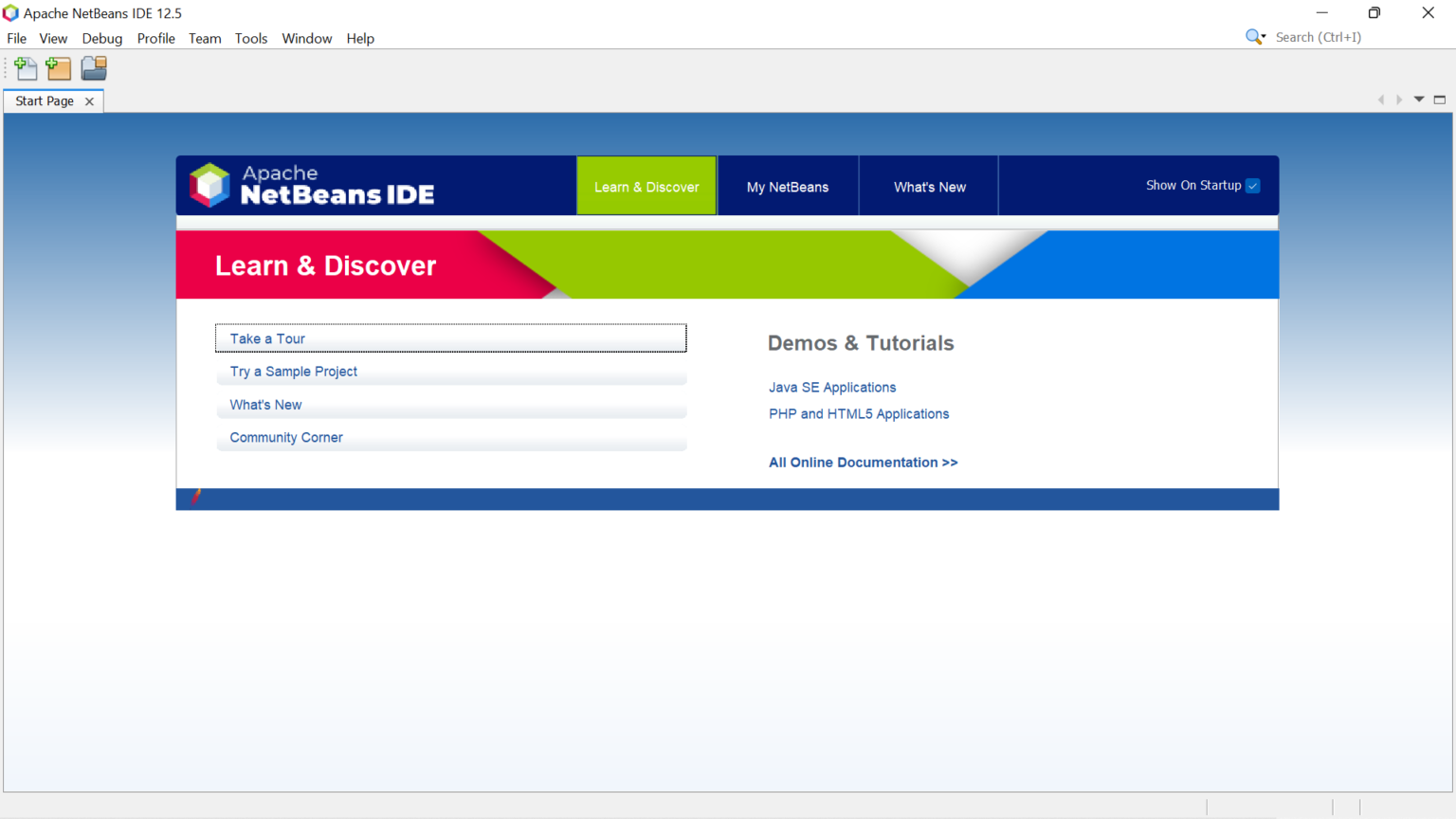 NetBeans IDE Start Page - TestingDocs