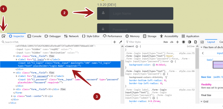 Inspect Elements Using Firefox Web Developer Tools Testingdocs