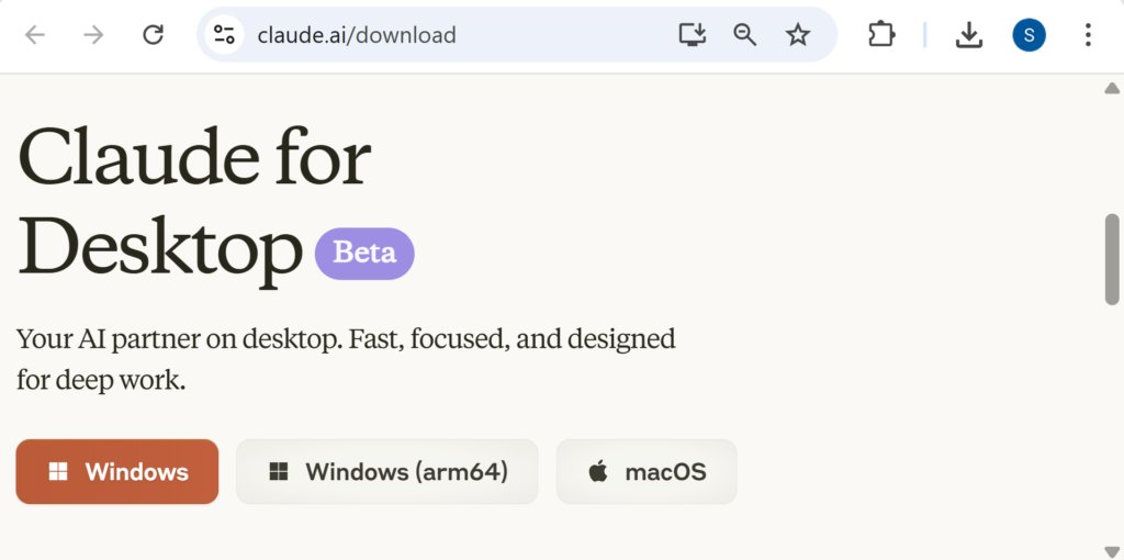 Install Claude for Desktop on Windows - TestingDocs