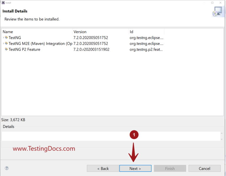Install TestNG latest version from the update site - TestingDocs