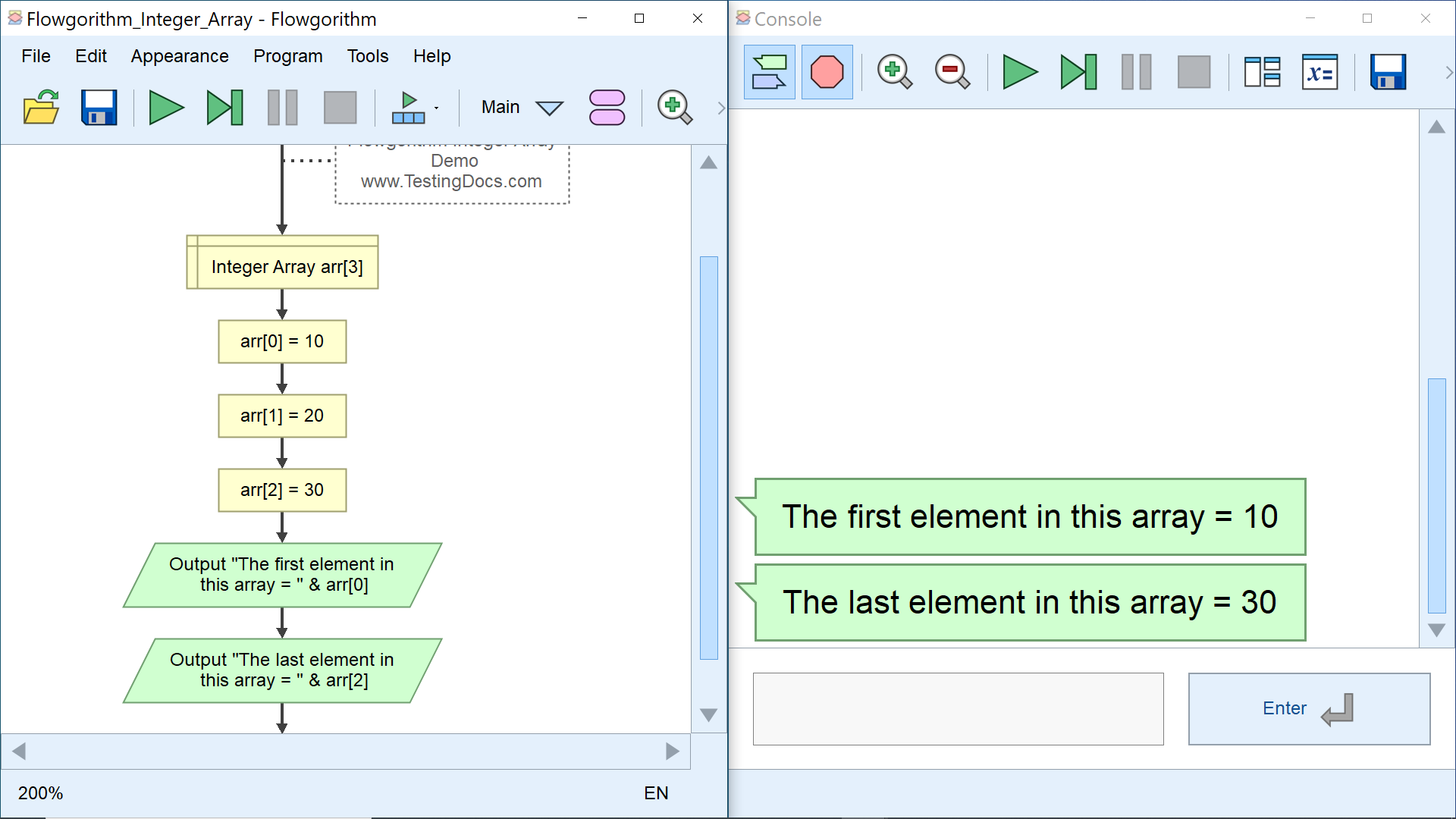 Flowgorithm Integer Array Testingdocs The Best Website