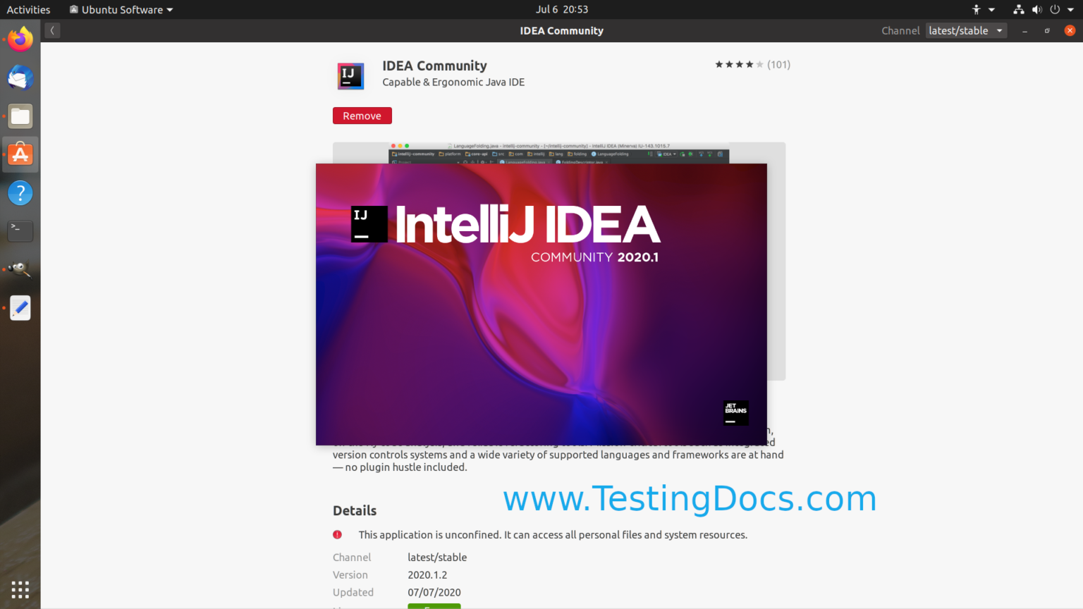 Install Intellij Idea Community Edition On Ubuntu