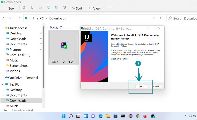Download IntelliJ IDE on Windows 11 - TestingDocs