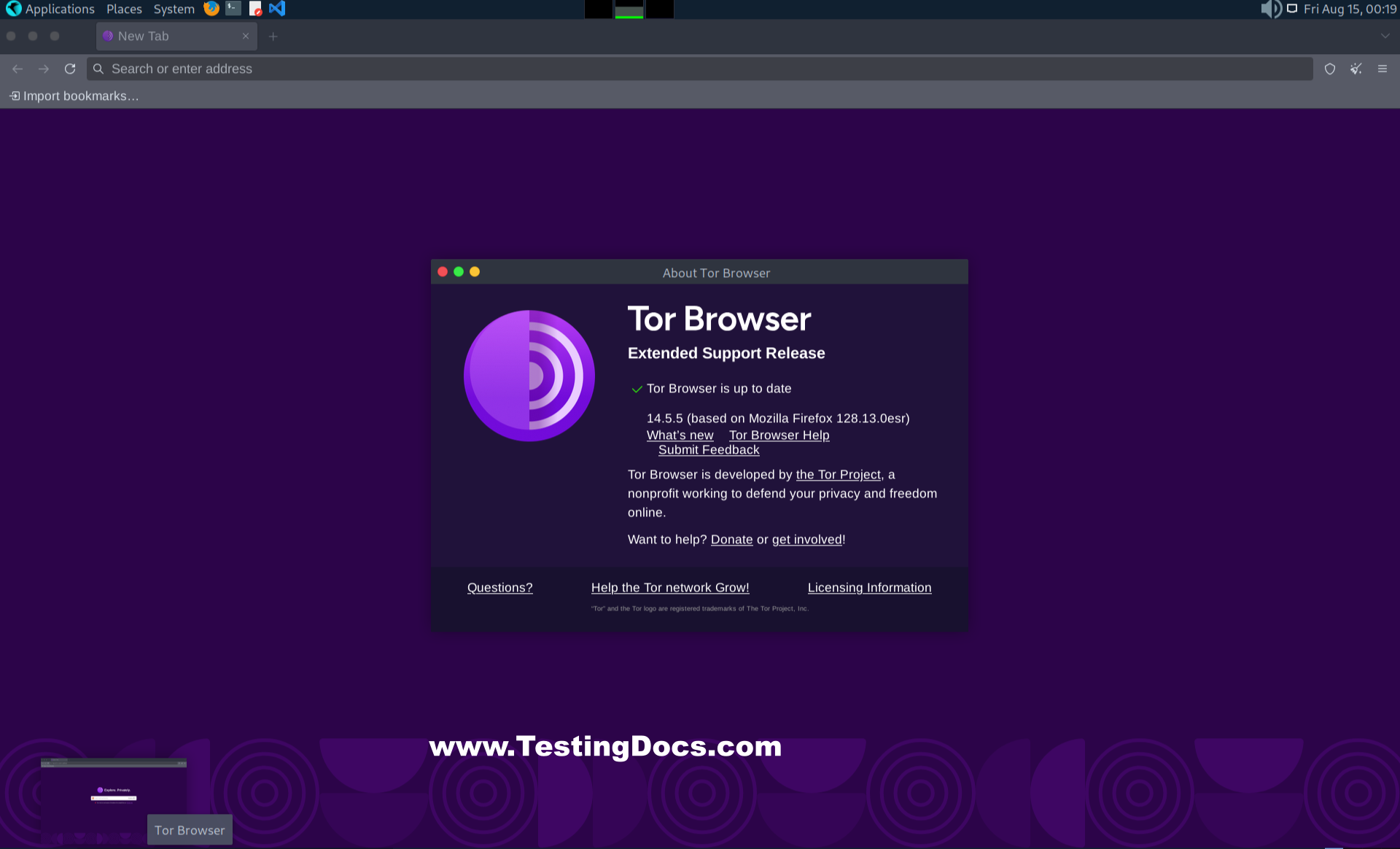 Introduction to Tor Browser - TestingDocs