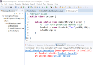 User-Defined Exceptions in Java | TestingDocs