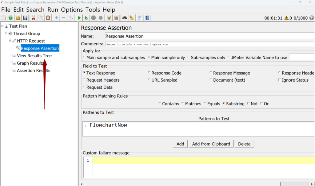 JMeter Assertions - TestingDocs