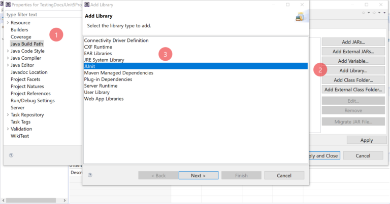 Adding Junit5 Library To A Project Testingdocs